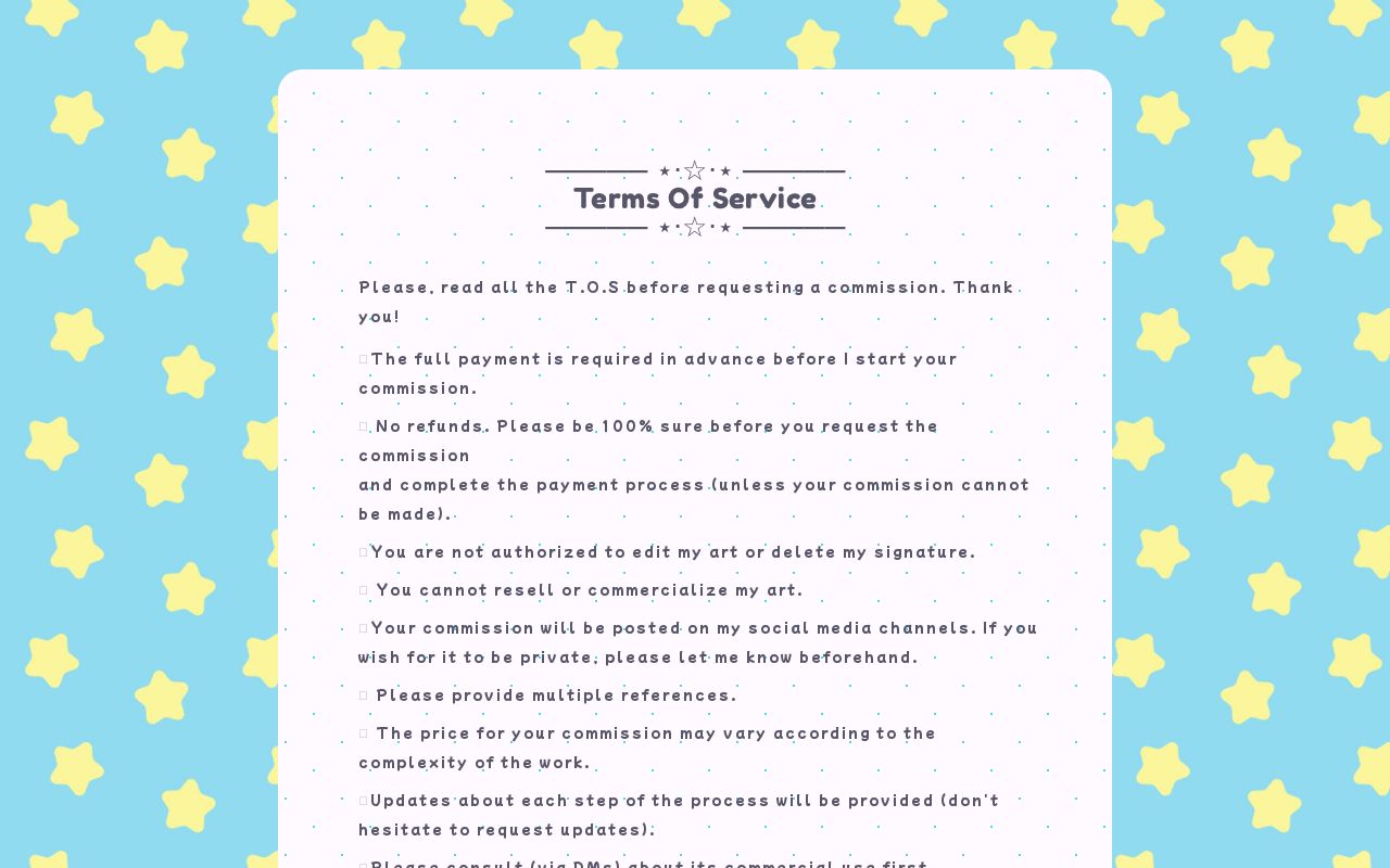 Terms of Service